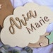 Personalized Moon Star Name Sign | Celestial Nursery Decor | Custom ...