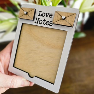 Valentines Day Gift for Him for Her | Personalized Sticky Note Holder ...