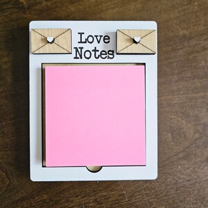 Valentines Day Gift for Him for Her | Personalized Sticky Note Holder ...