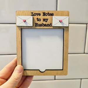 Valentines Day Gift for Him for Her | Personalized Sticky Note Holder ...
