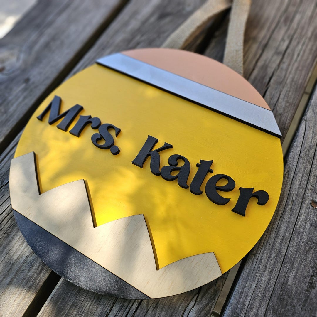 Classroom Door Sign | Back to School Decor | Personalized Teacher Name ...