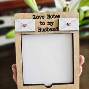Valentines Day Gift for Him for Her | Personalized Sticky Note Holder ...