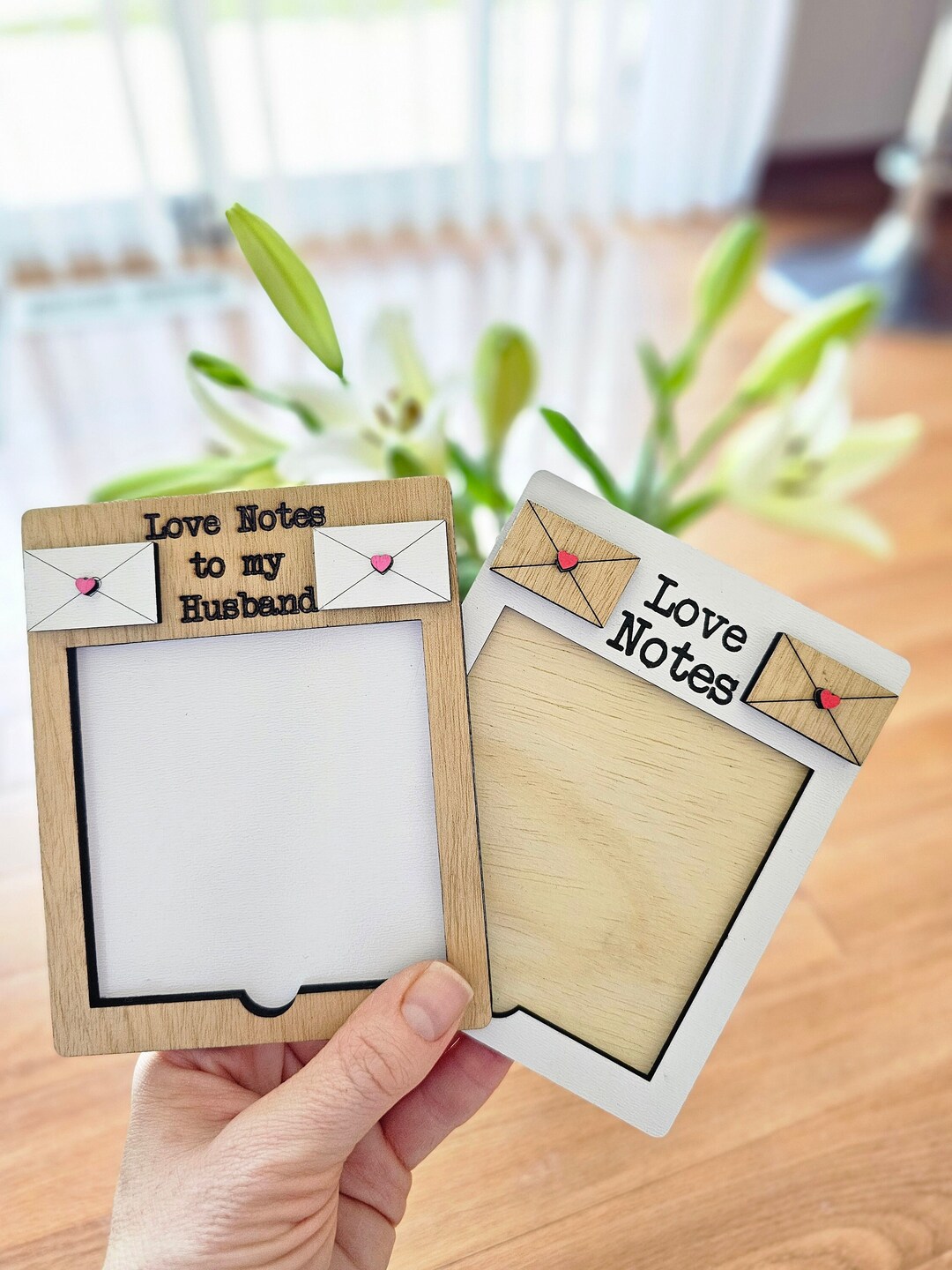 Valentines Day Gift for Him for Her | Personalized Sticky Note Holder ...