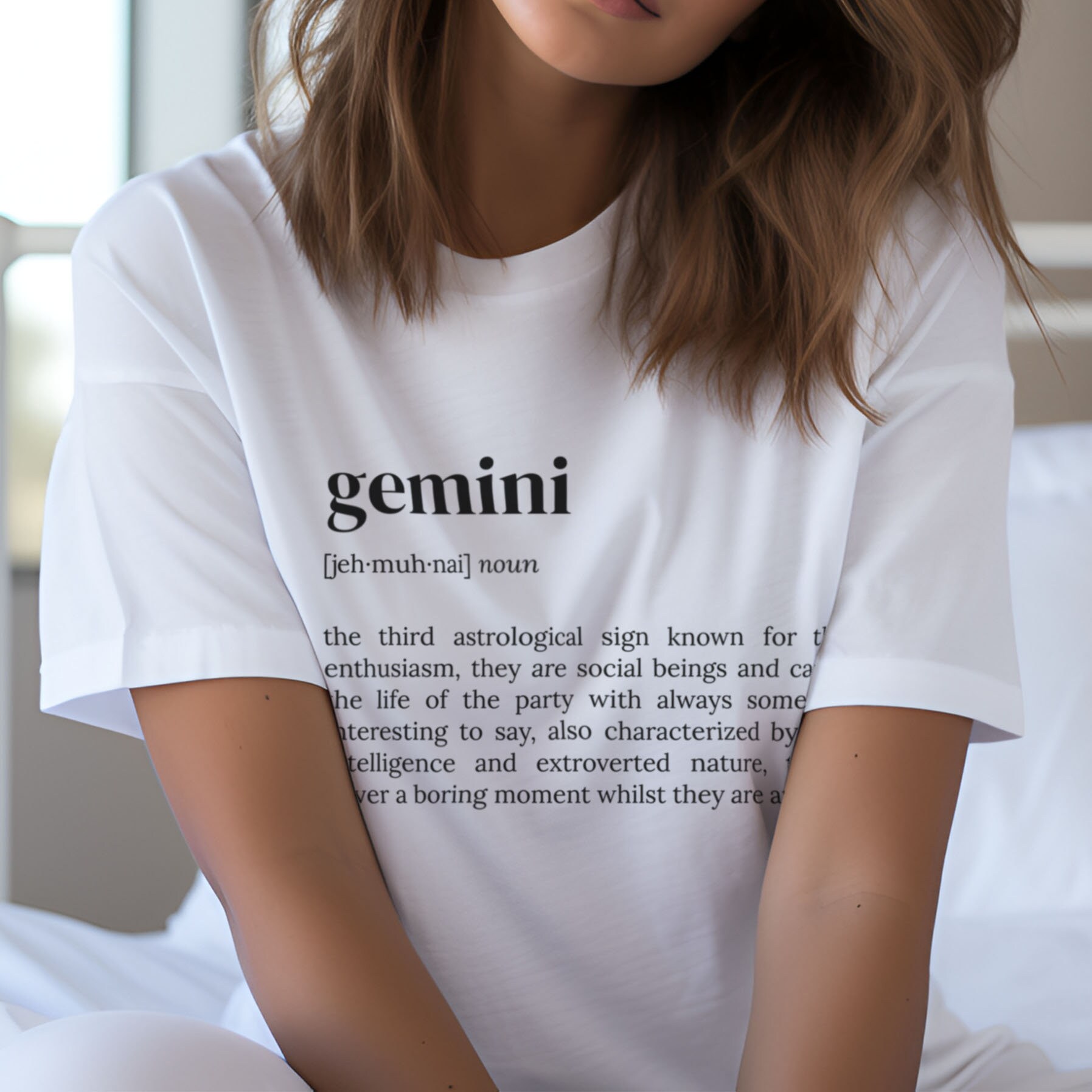 Gemini Definition Print , Crewneck, Zodiac Sign Gift, Funny Couple Gift ...
