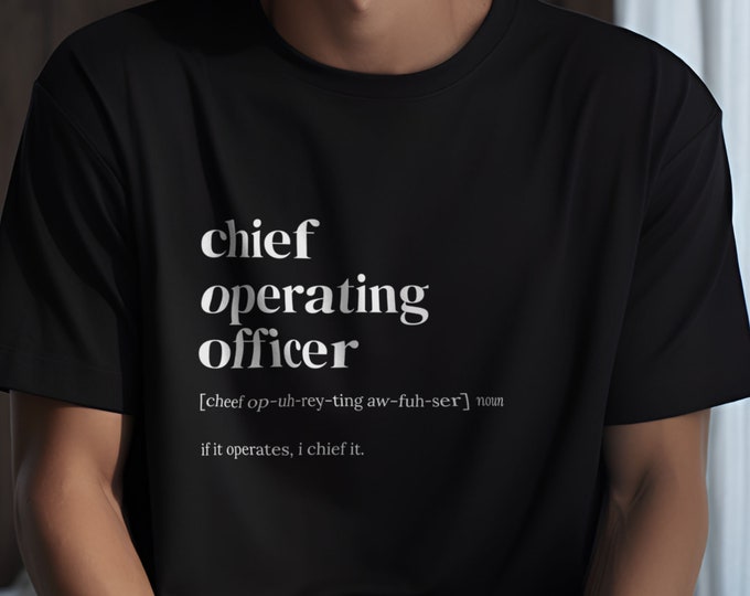 Chief Operating Officer Definition Print, Dictionary Poster, Quote Wall ...