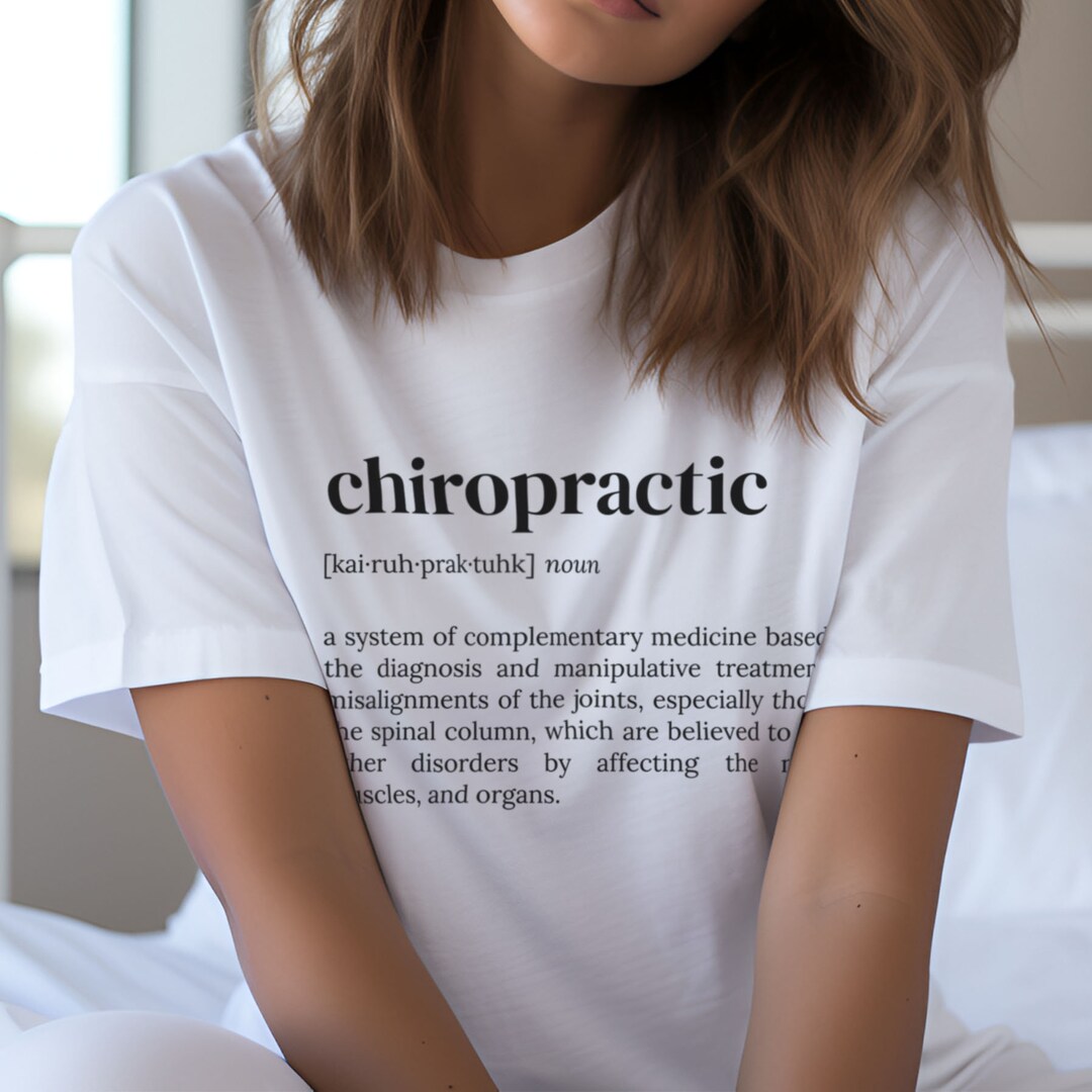 Chiropractic Definition Print , Crewneck, Funny Chiropractic, Funny ...