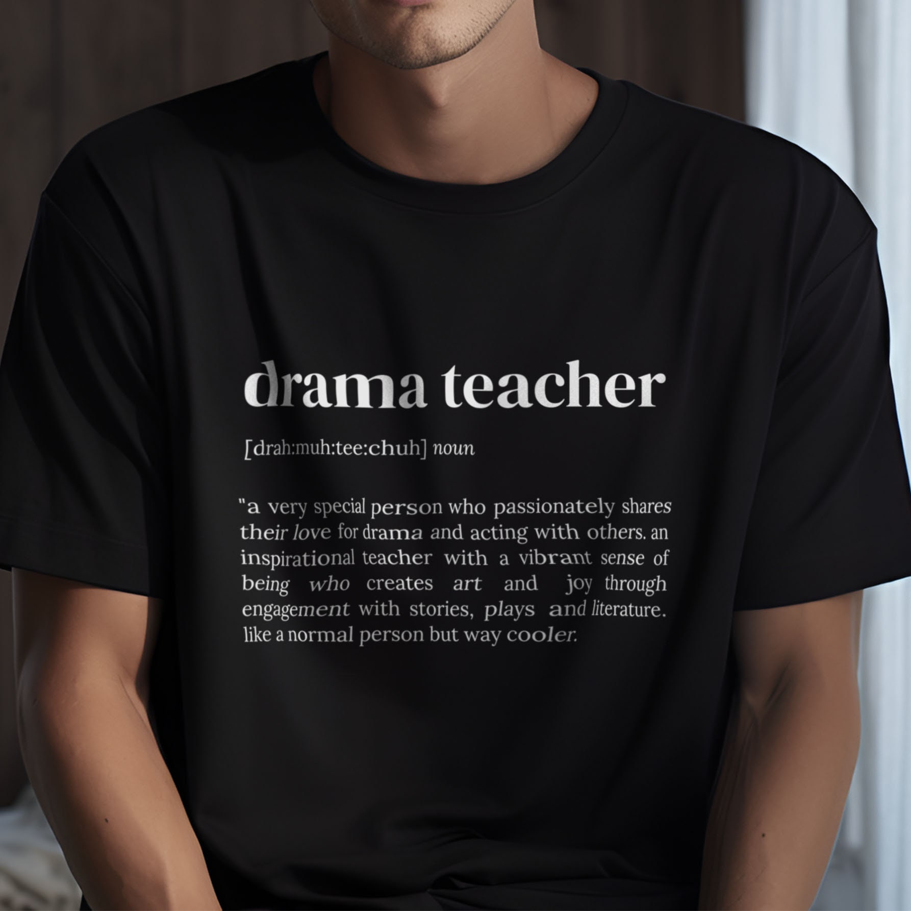 Drama Teacher Shirt, Tshirt, Gift for Teacher , Dad Joke Gift ...
