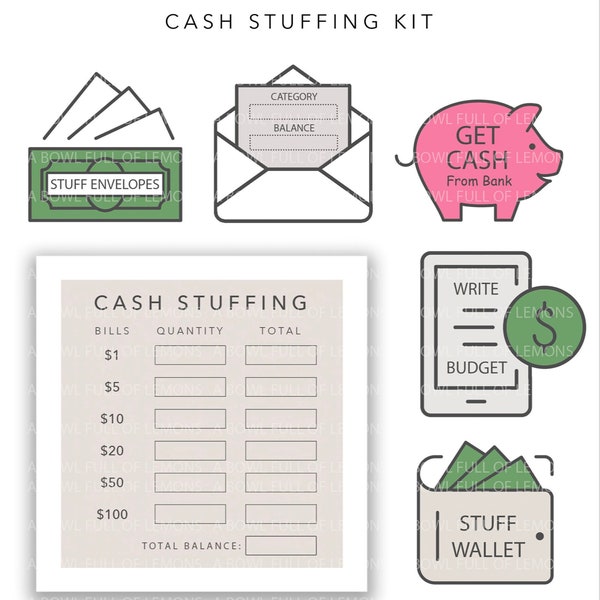Cash Stuffing - Etsy