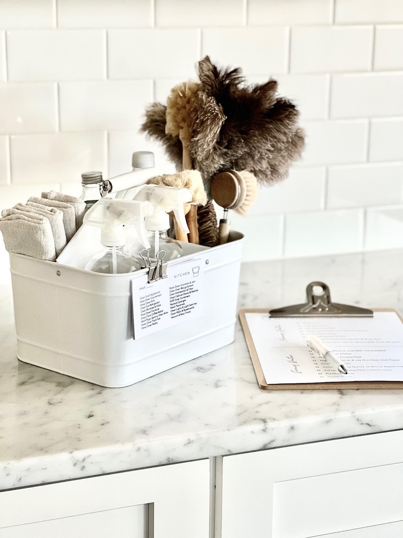 Cleaning Card System | Printable Kit - Etsy