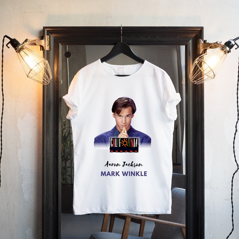 California Dreams Mark Winkle T-shirt Aaron Jackson Fan Merch TV Show ...