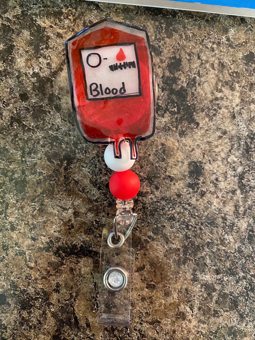 Blood Bag Badge Reel - Etsy