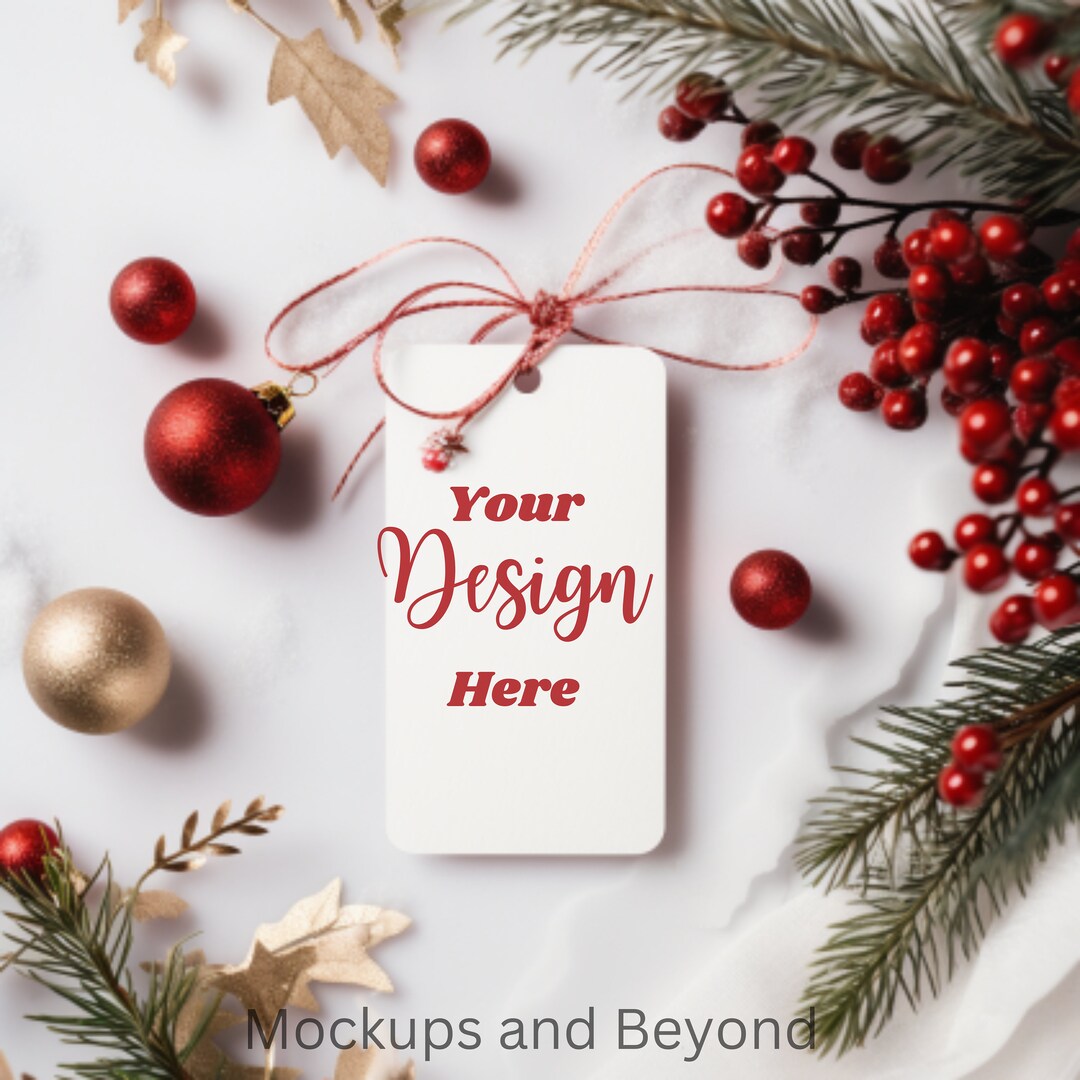 Gift Tag Mockup Tag Mockup Name Tag Mockup Name Card - Etsy