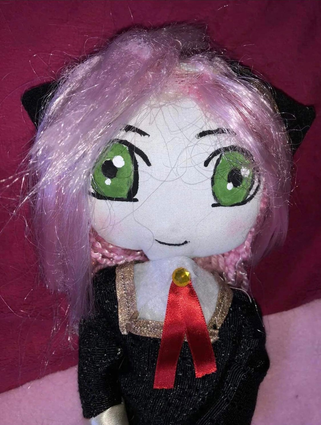 Anime Rag Doll Ooak Cute 13” Handmade Family - Etsy