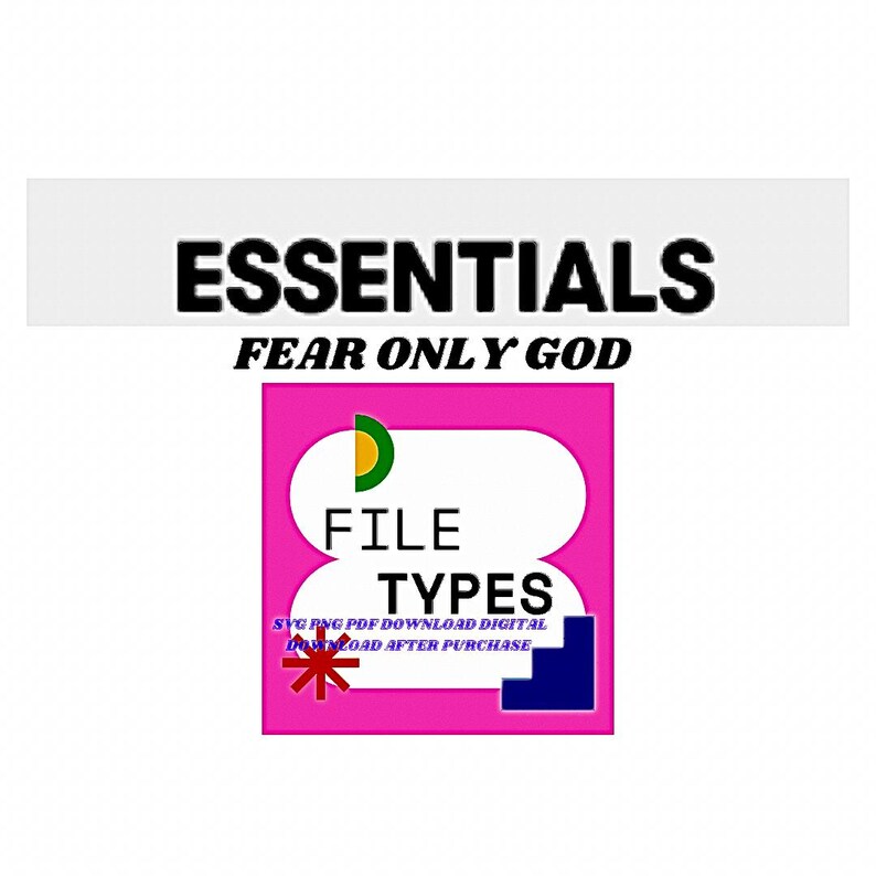 Essentials Fear Only God Digital Download - Etsy