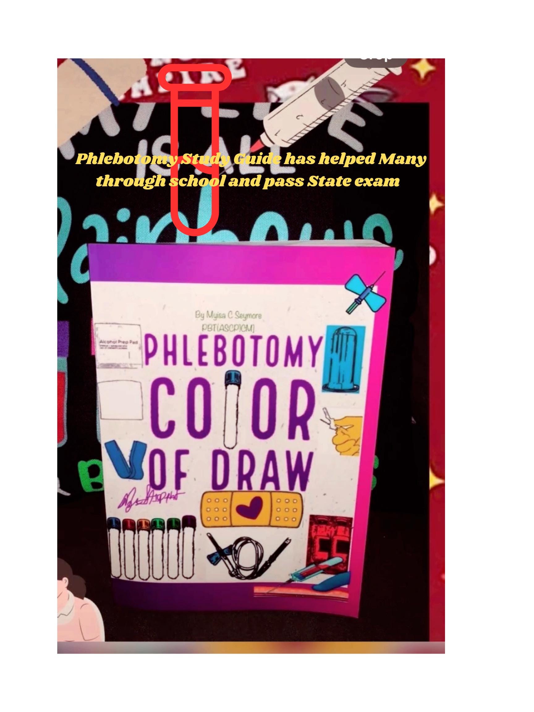 Phlebotomy Color of Draw - Etsy