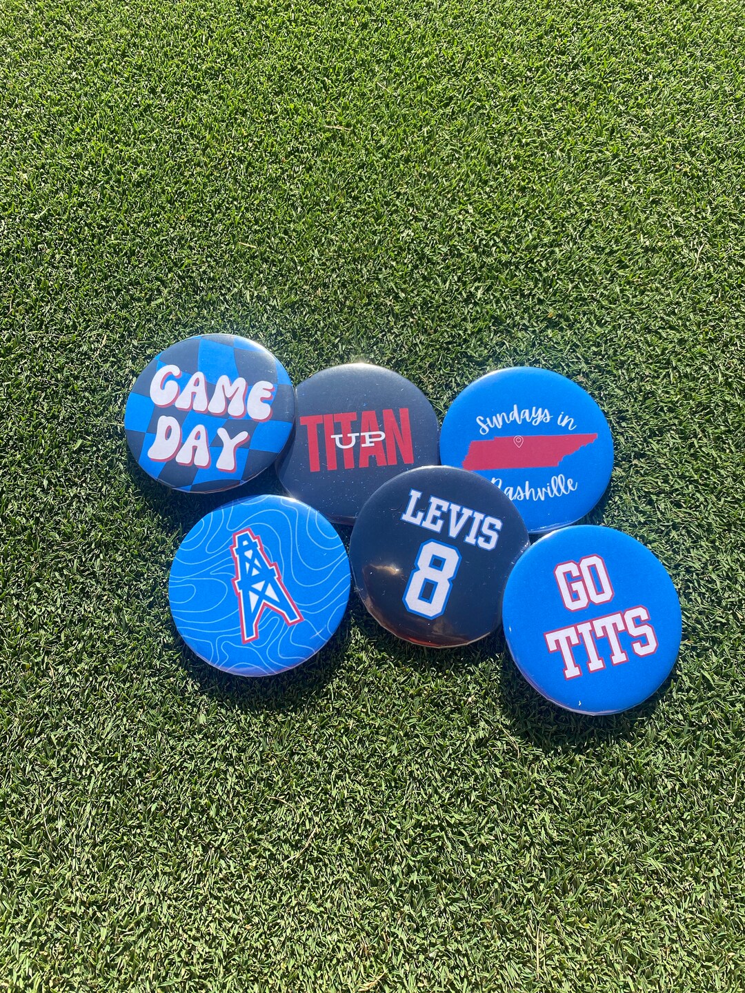 Tennessee Titans Custom Gameday Pins - Etsy