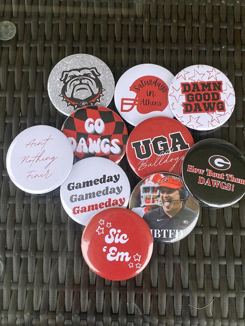 UGA Custom Gameday Pins - Etsy