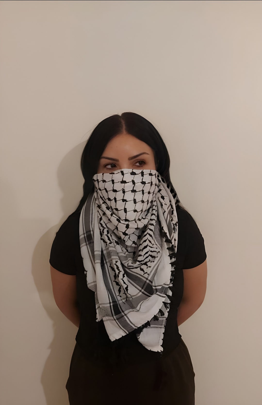 Keffiyeh Palestine Scarf Style Cotton Arafat Hatta Arab Style - Etsy ...