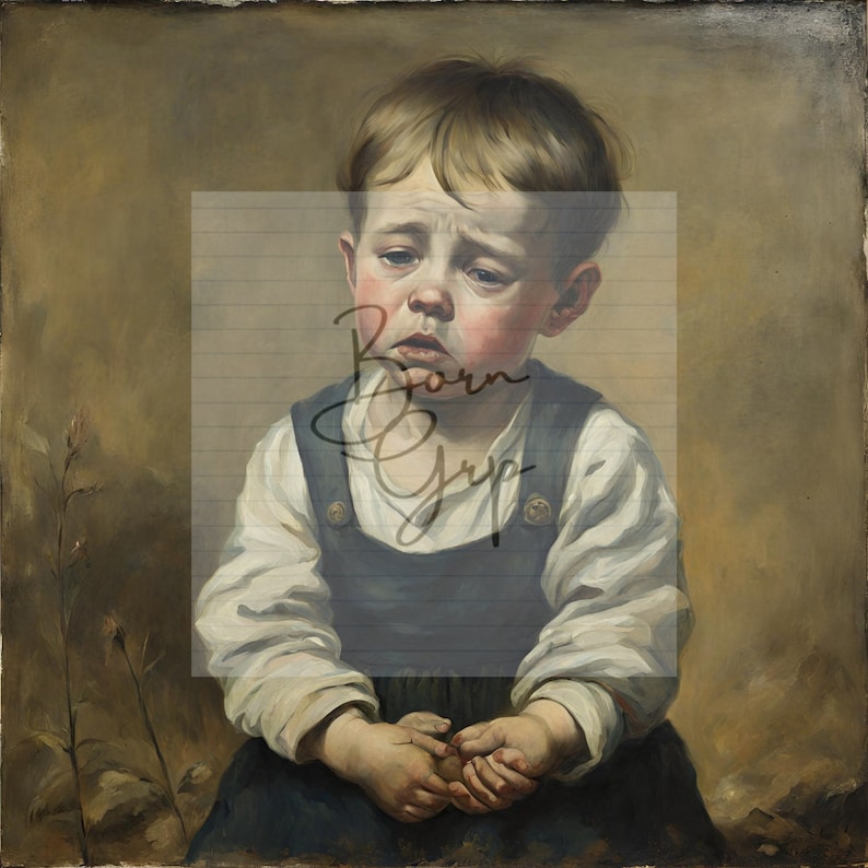 Cursed Crying Child - Digital Art - Etsy