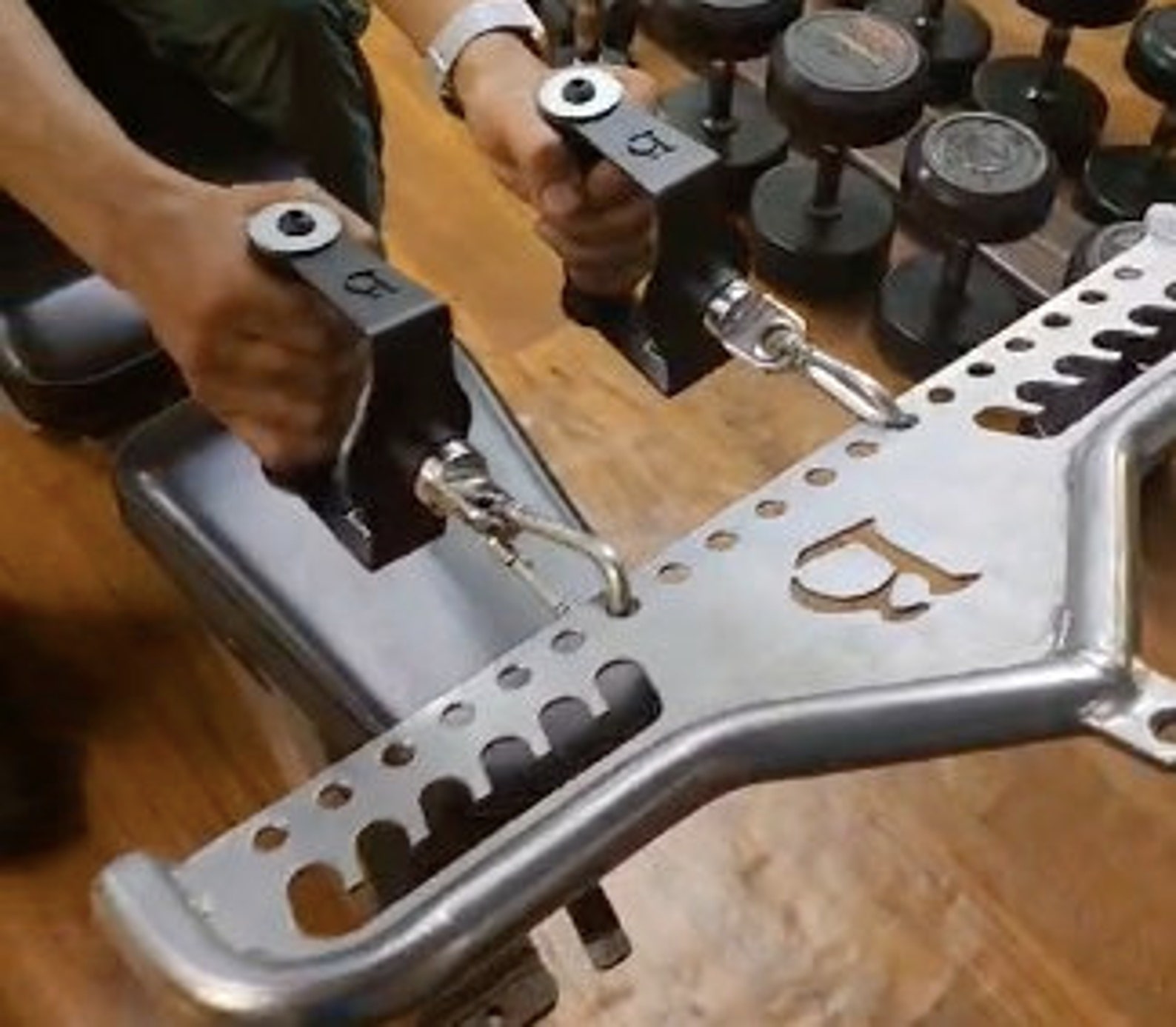 Grip/ Handles Rotating 2 Pcs for Triceps Pushdown, Lat Pull Down ...