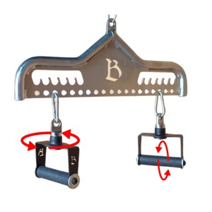 Grip/ Handles Rotating 2 Pcs for Triceps Pushdown, Lat Pull Down ...