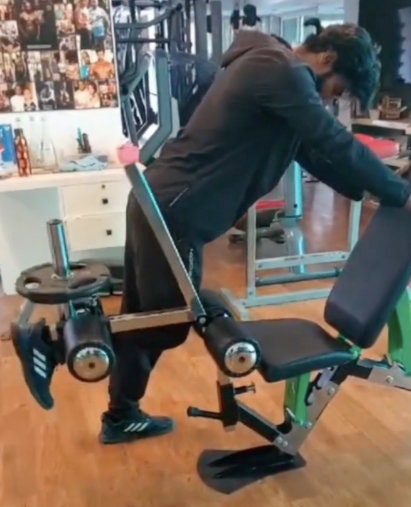 Leg Extension With Leg Curl Prechure Curl Sit-up Bench All in One ...