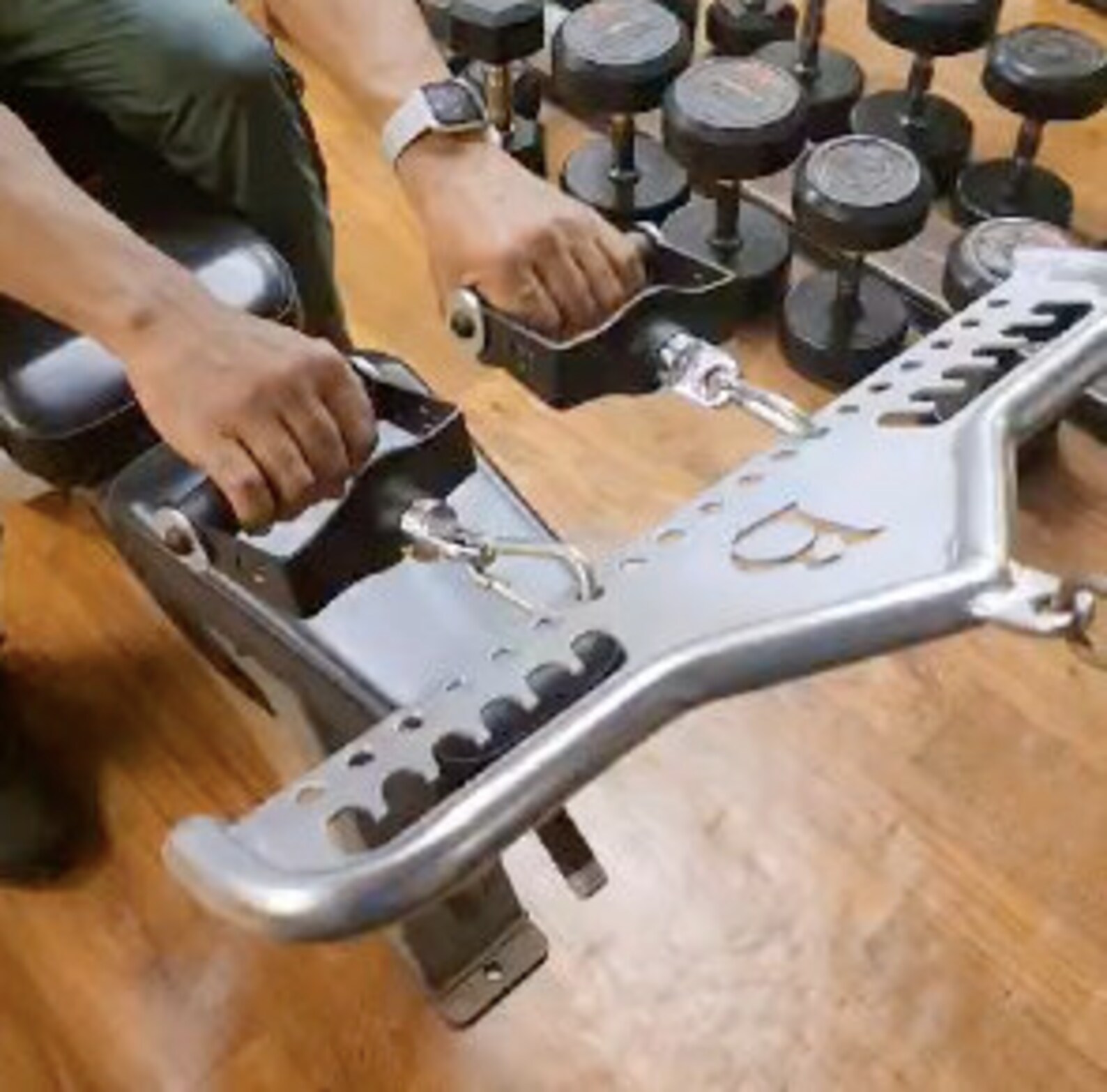 Grip/ Handles Rotating 2 Pcs for Triceps Pushdown, Lat Pull Down ...