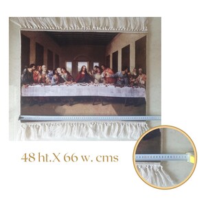 Carpet Art for Wall of the Last Supper| Looks Like a Painting but is ...