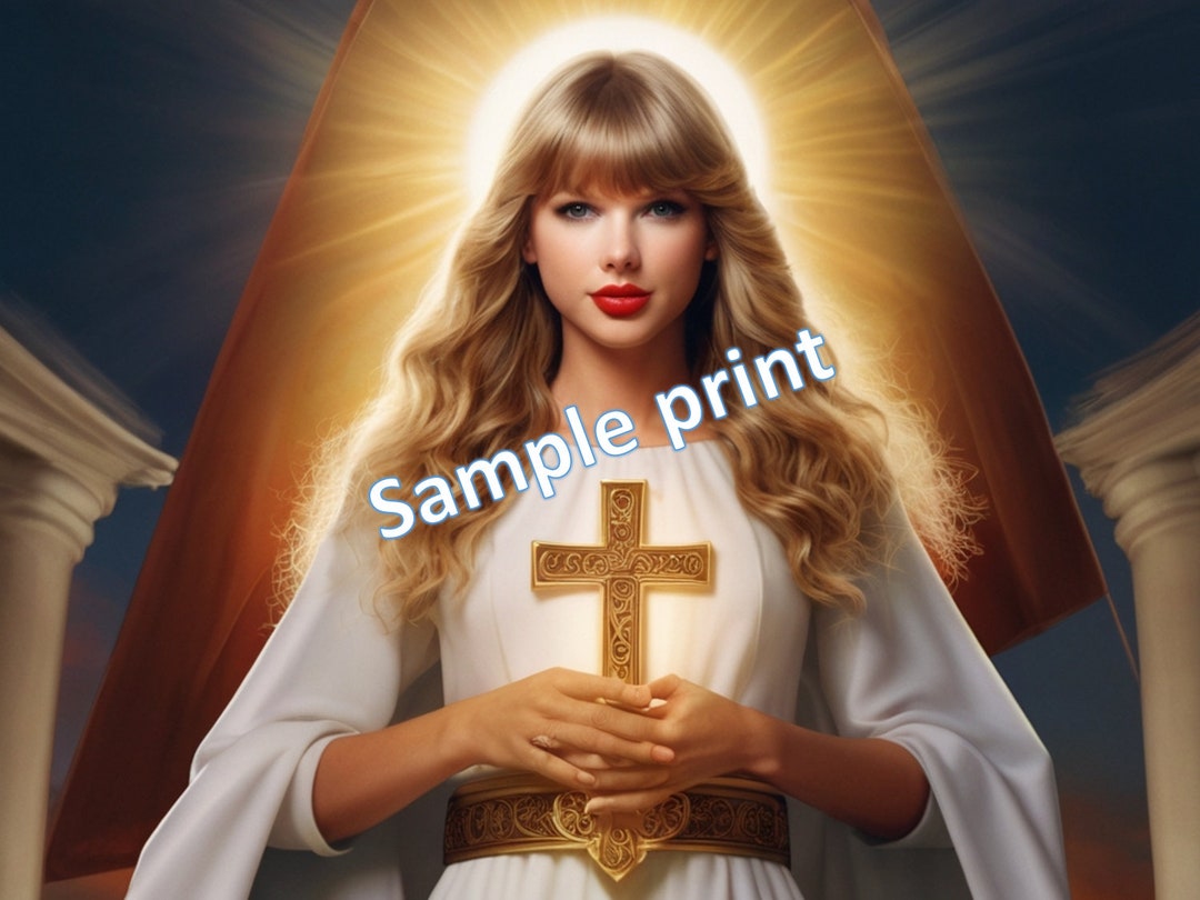 Taylor Swift Digital Art saint Taylor Image - Etsy UK
