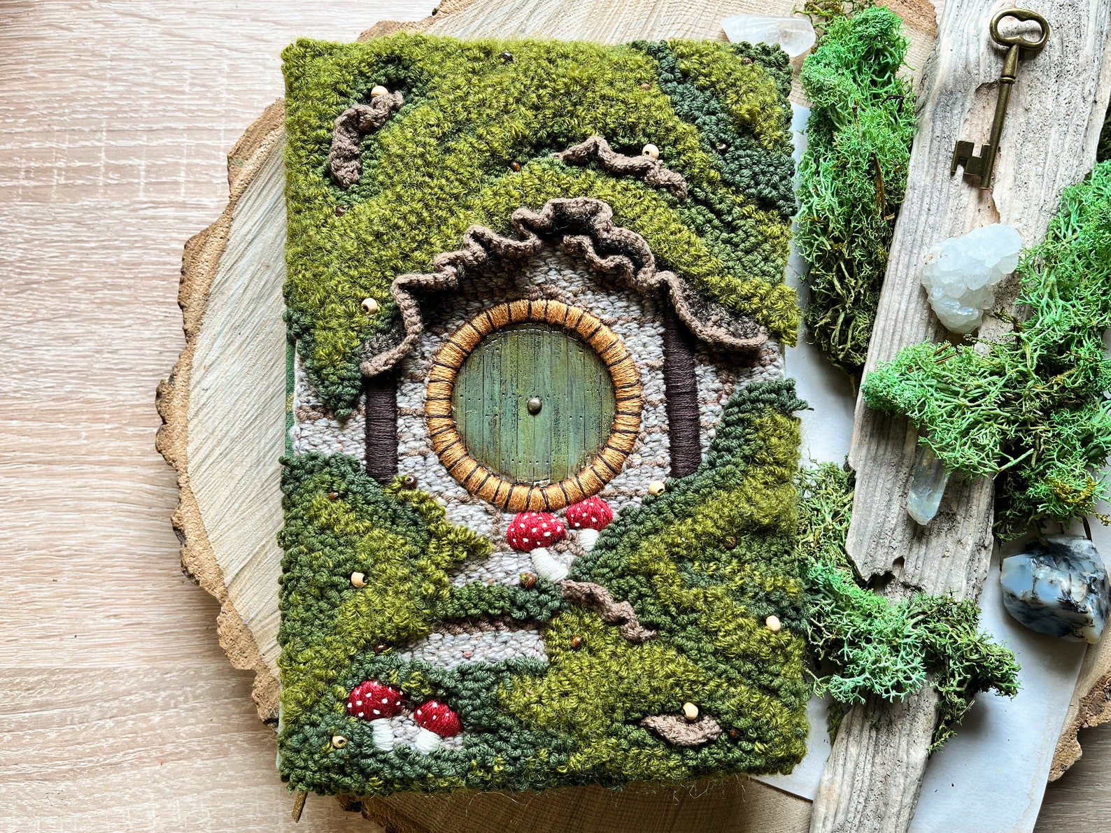 Botanical Forest Herb Journal, Hobbit House Travelers Notebook, Junk ...
