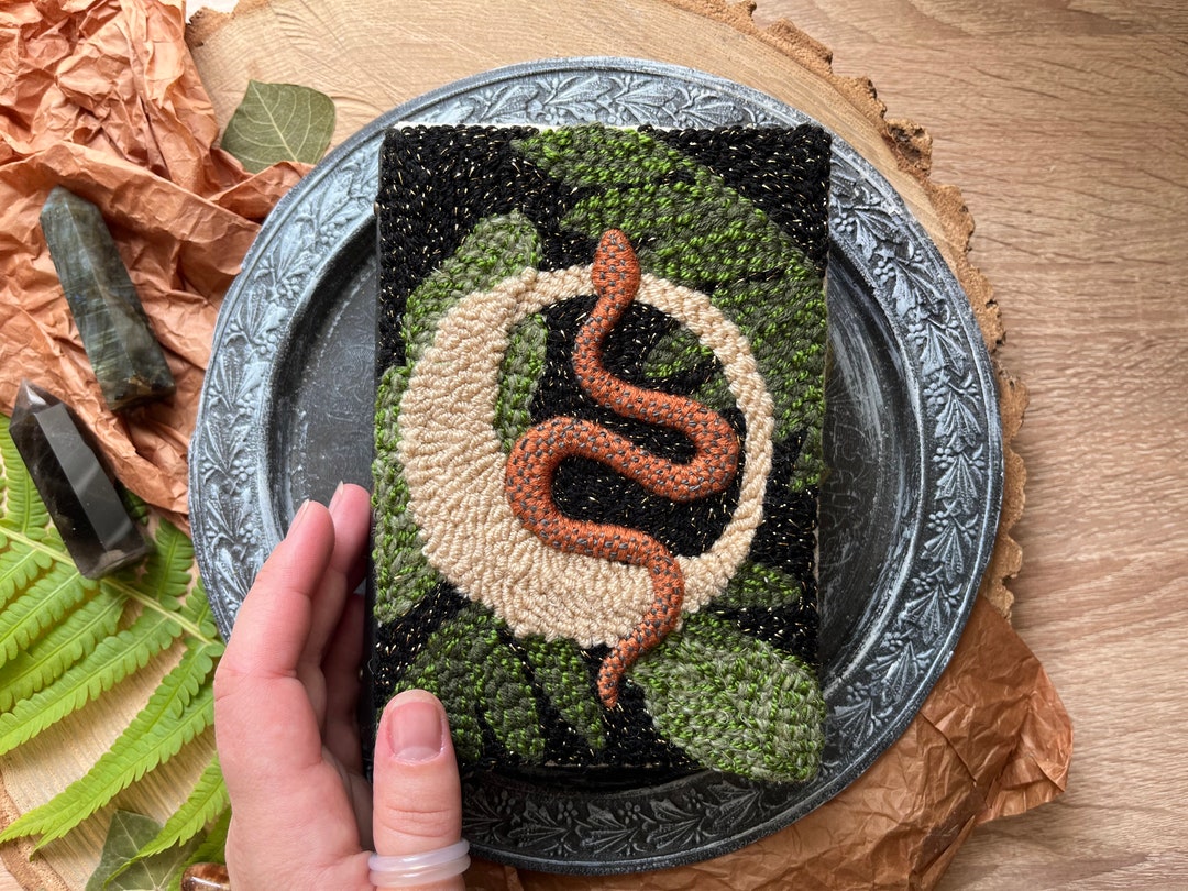Moon Phase Snake Journal, Botanical Forest Herb Journal, Unique Witch ...
