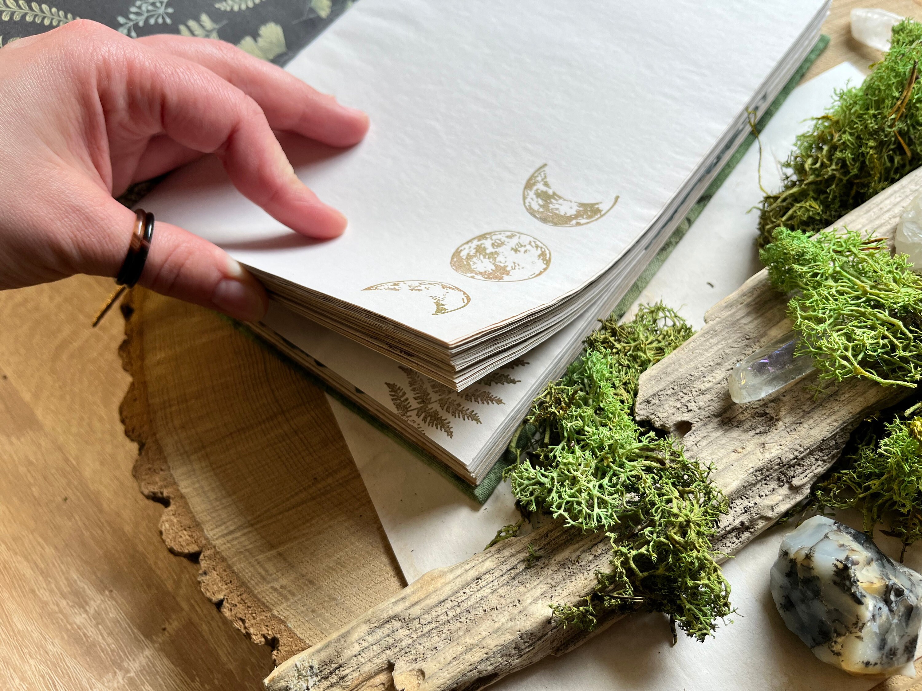 Botanical Forest Herb Journal, Hobbit House Travelers Notebook, Junk ...