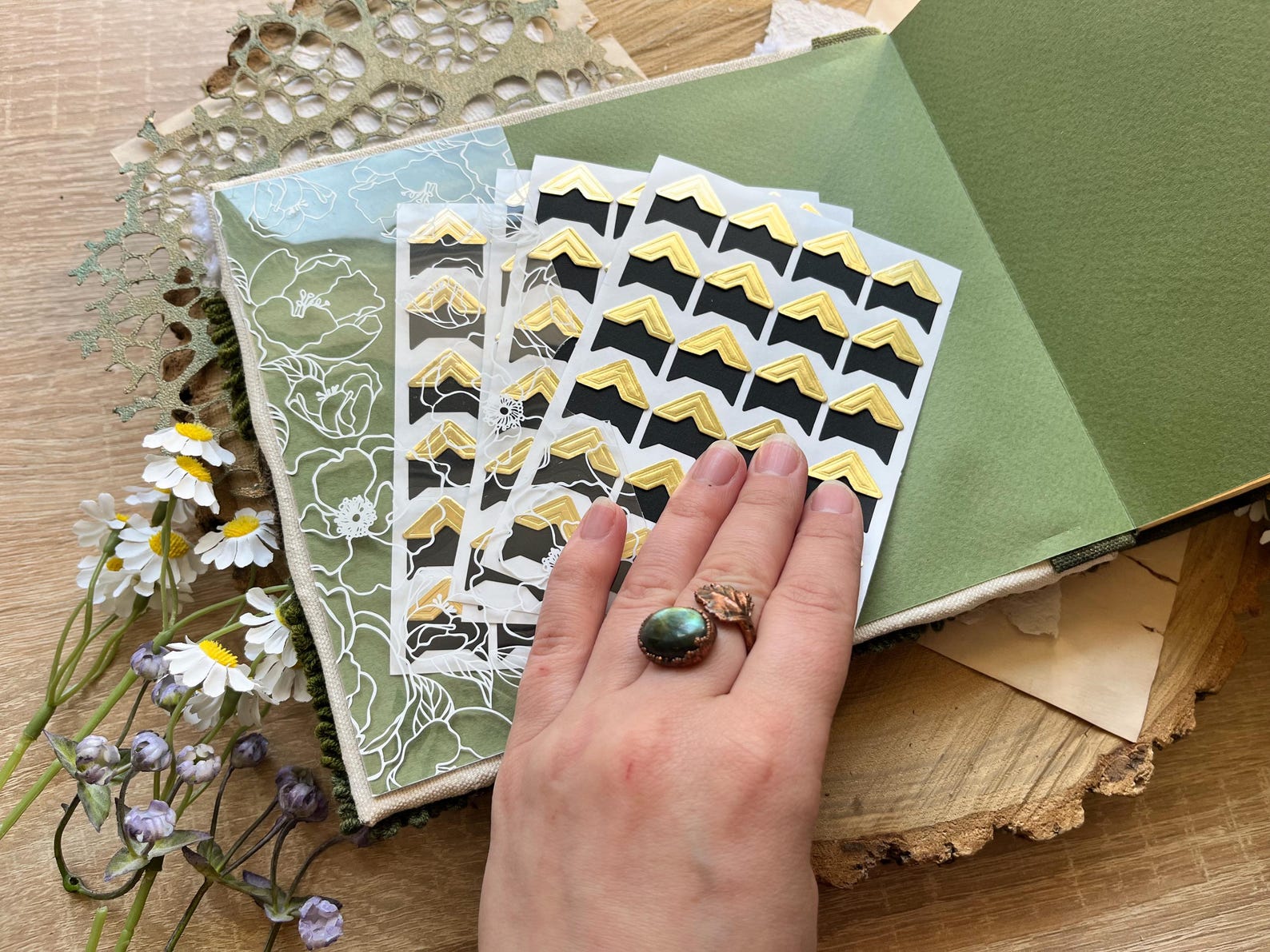 Cottagecore Photo Album. Family Book. Floral Handmade Photo Album ...