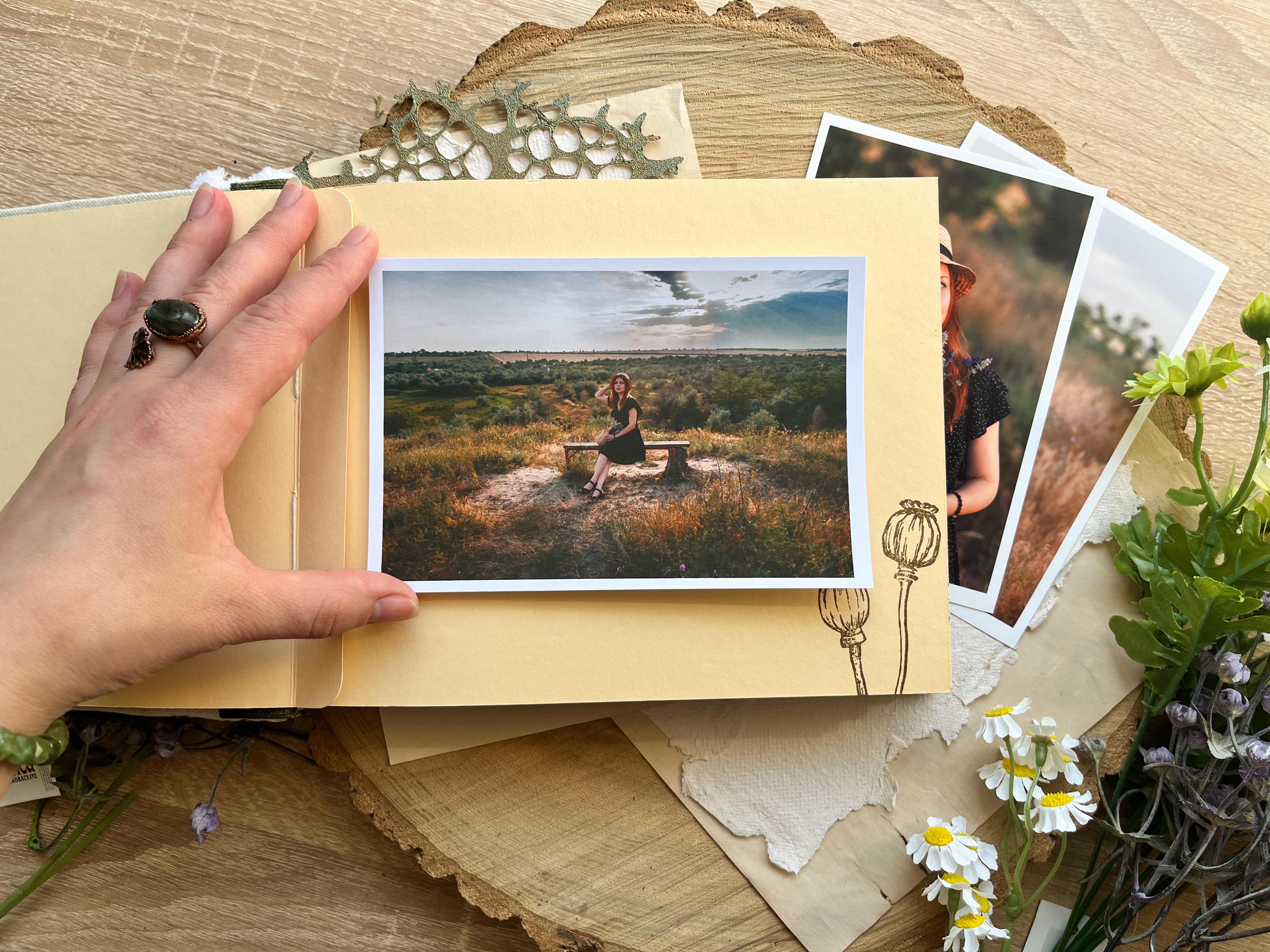 Cottagecore Photo Album. Family Book. Floral Handmade Photo Album ...