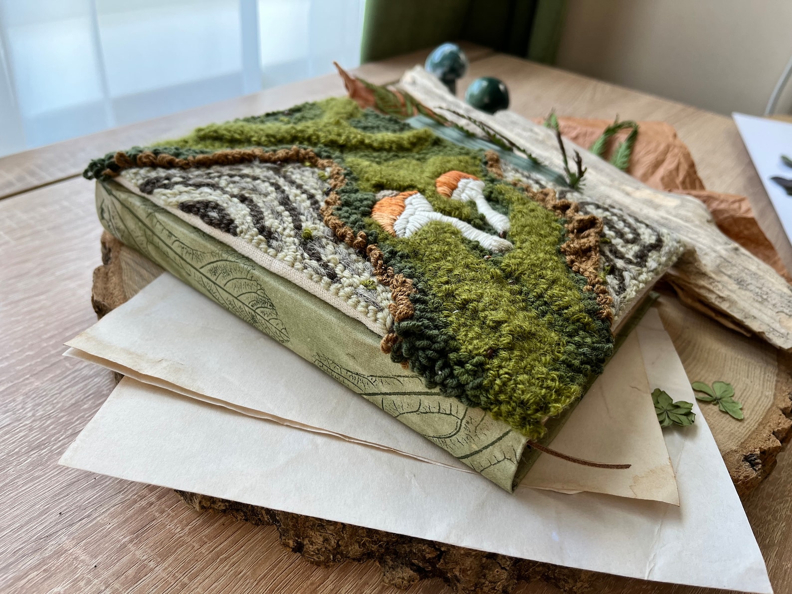 Botanical Forest Herb Journal, Junk Journal Handmade Book Kit 6x8 ...