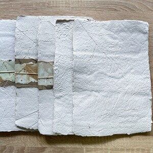 Handmade Paper Set of 5 Sheet for Handmade Journals 8*11 Inch, A4 ...
