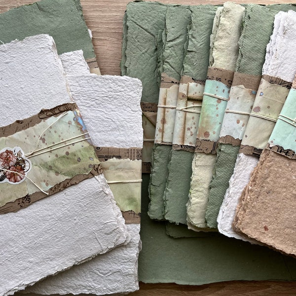 Handmade Paper Sheet - Etsy
