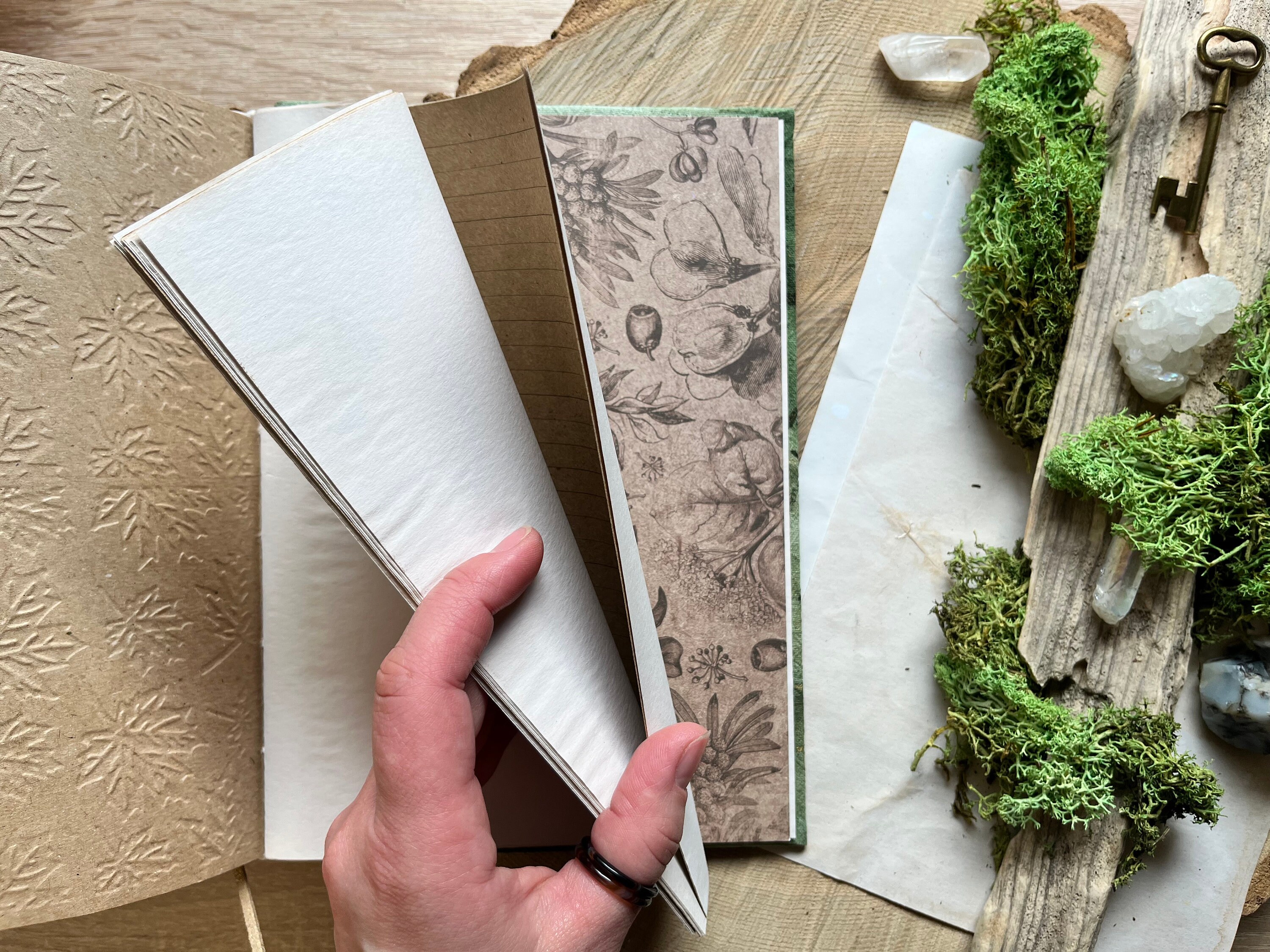 Botanical Forest Herb Journal, Hobbit House Travelers Notebook, Junk ...