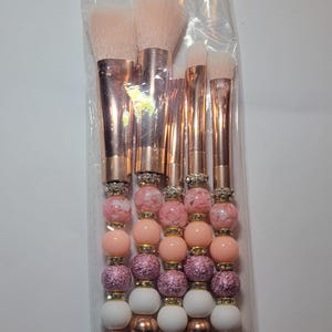 Makeup Brushes Set Beaded Sets of 5 - Etsy