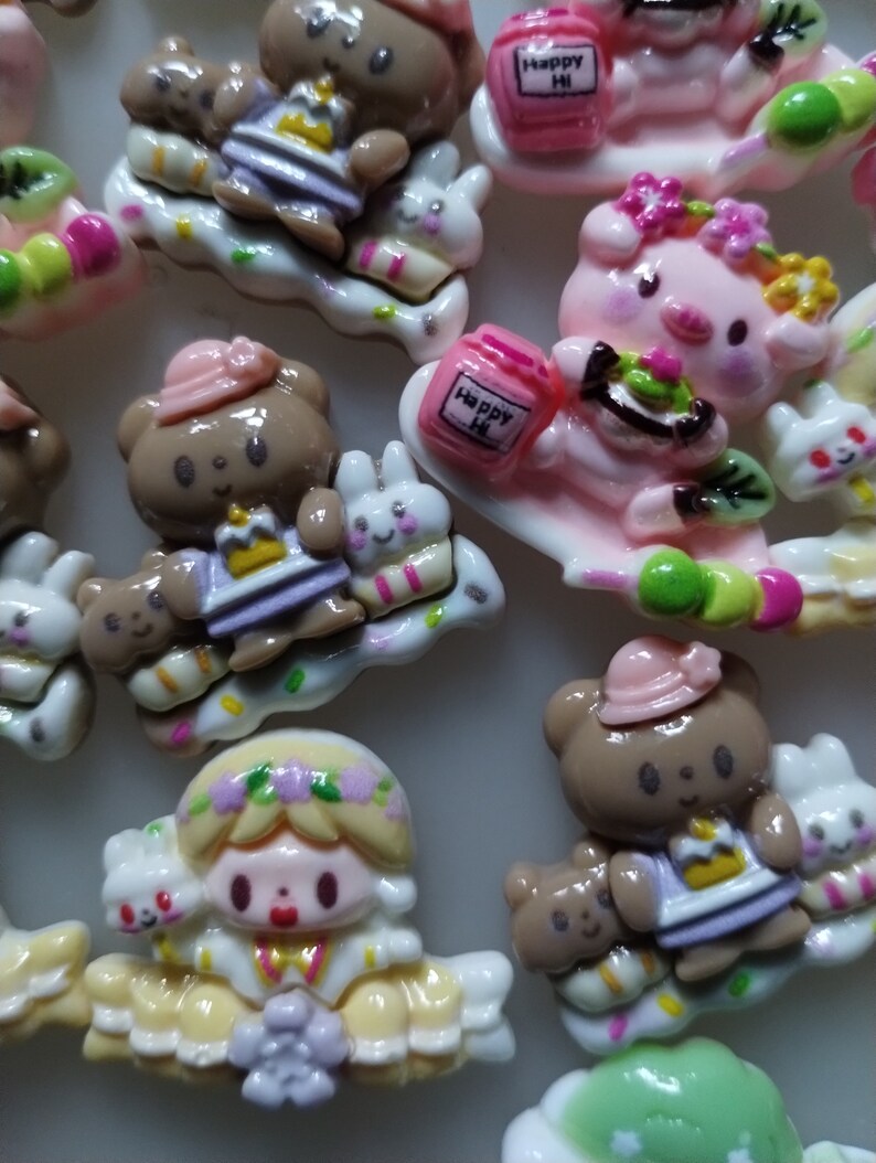 Farm Girl Flat Back Charms - Etsy