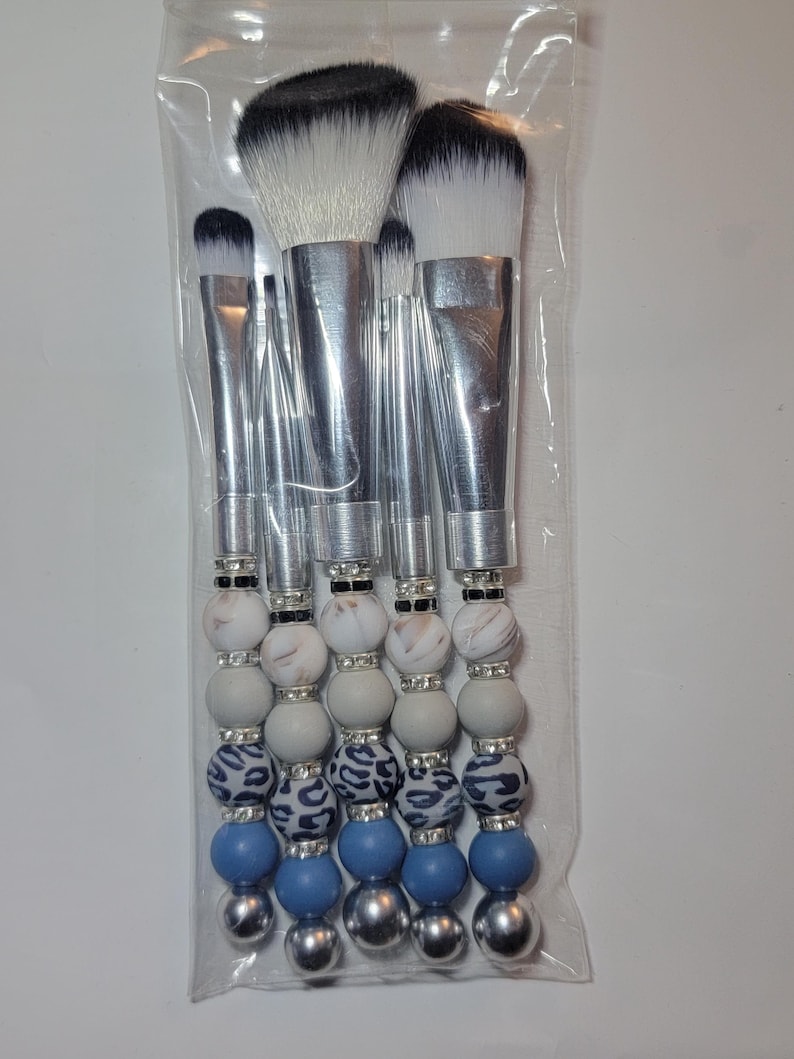 Makeup Brushes Set Beaded Sets of 5 - Etsy
