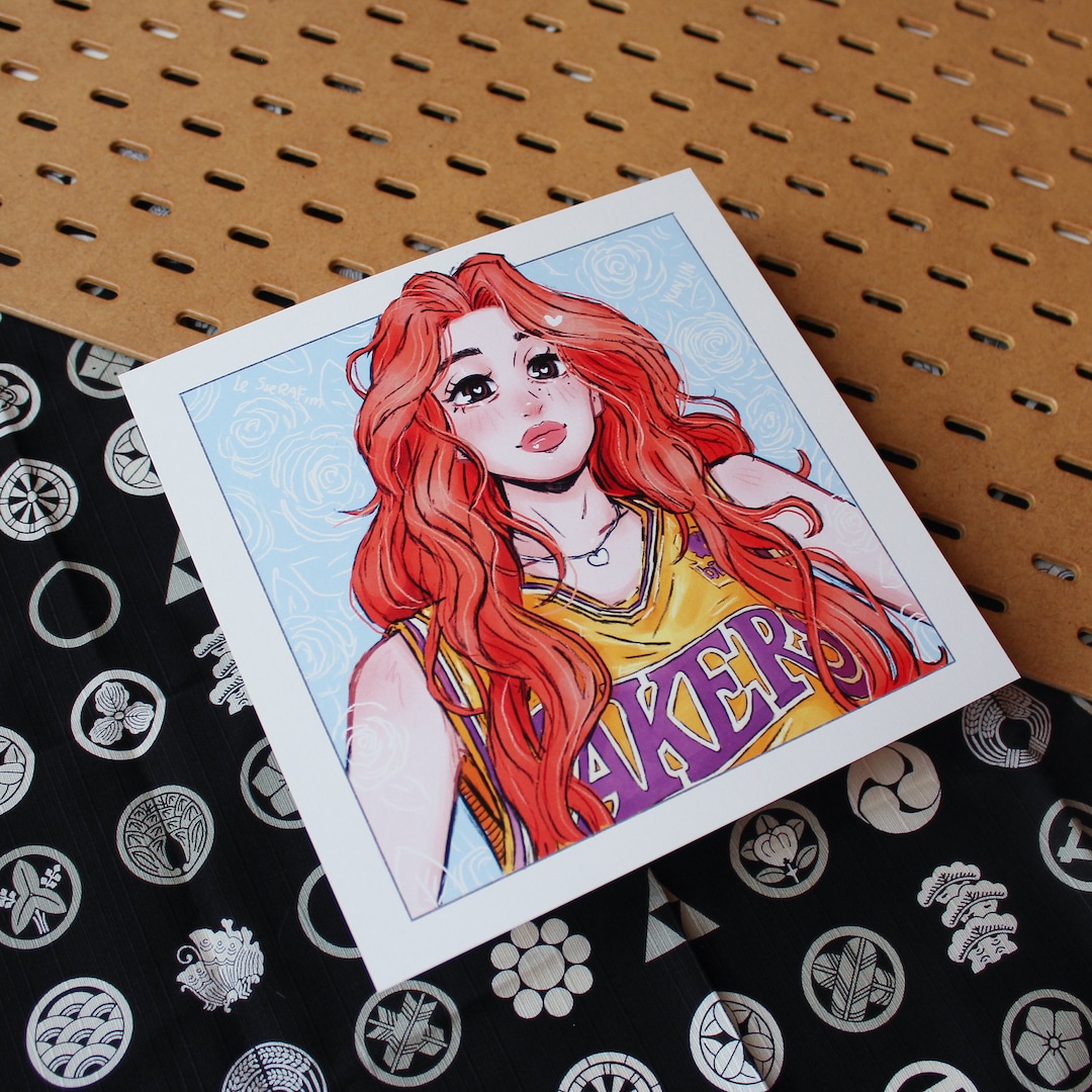 Le Sserafim - Lakers Yunjin Print - Etsy