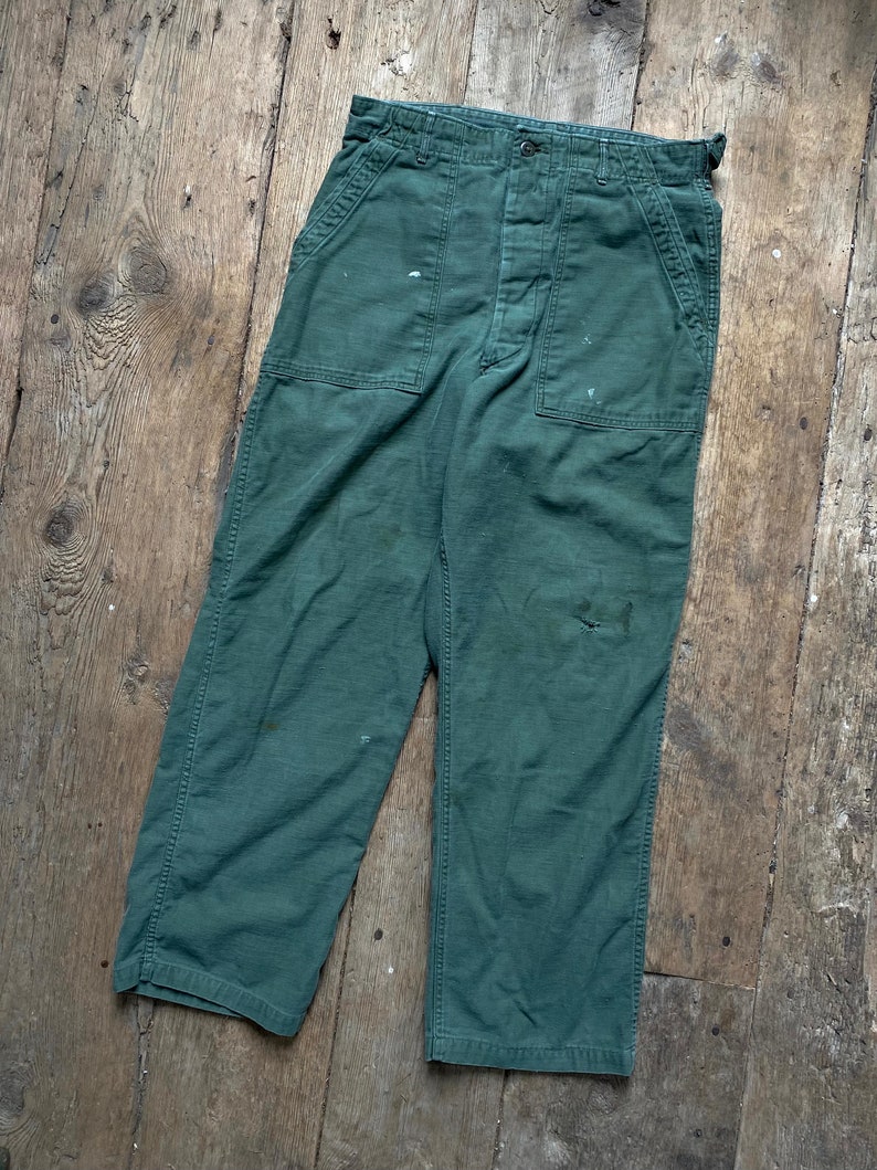 Vintage 1950s Korean War First Pattern OG 107 Military Pants 31x29 - Etsy