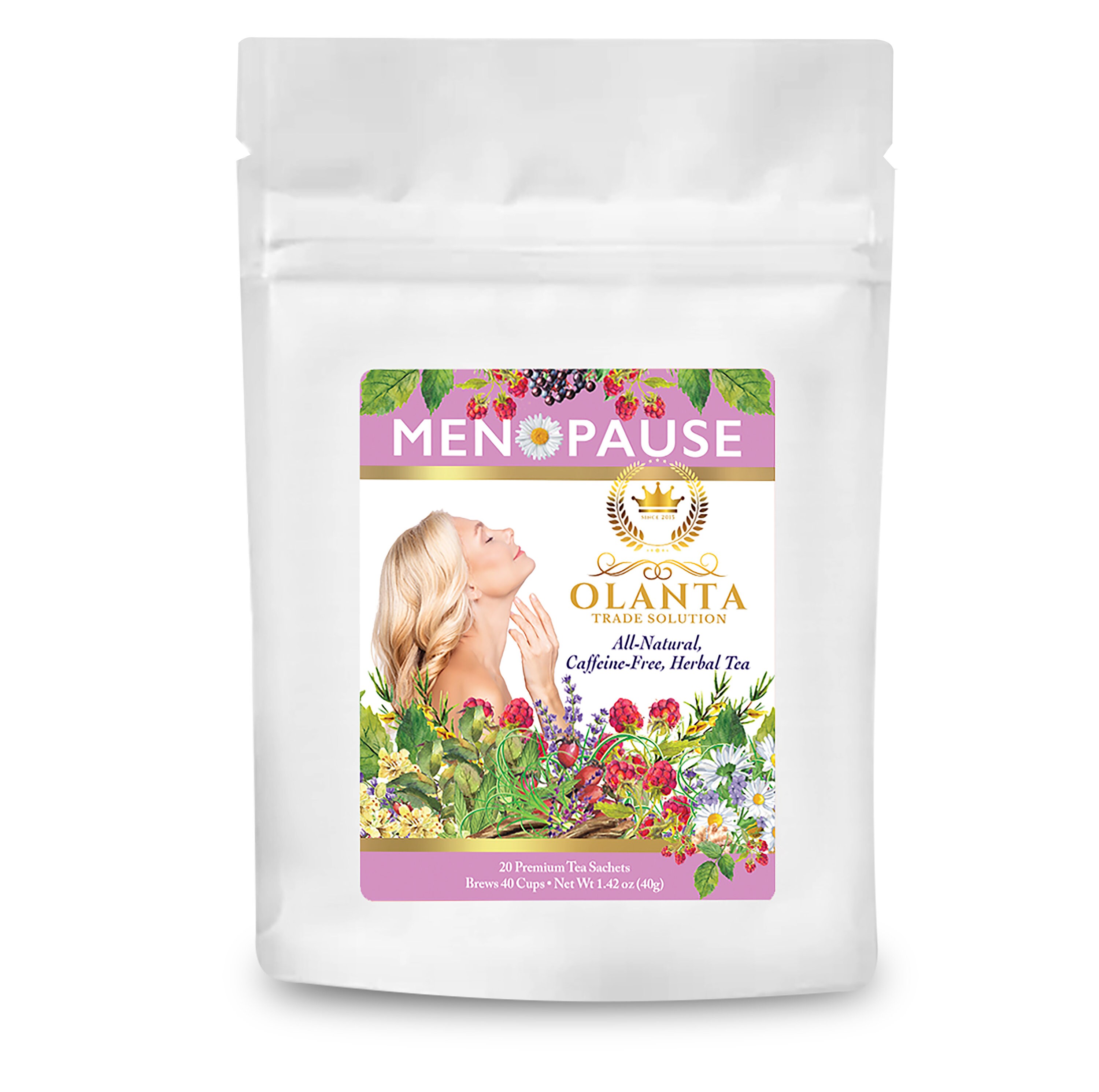 MENOPAUSE Tea Premium Natural Hormonal Balance, Menopause Support ...