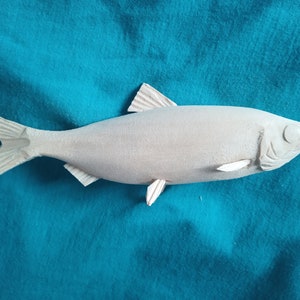 Herring, Alose, Shad, 5-10 Inches 3D Wooden Fish Blank, Both Sides ...