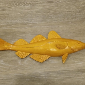 Golden Cod, Marblehead Cod, the Mascot of Marblehead, 11-15 Inches 3D ...