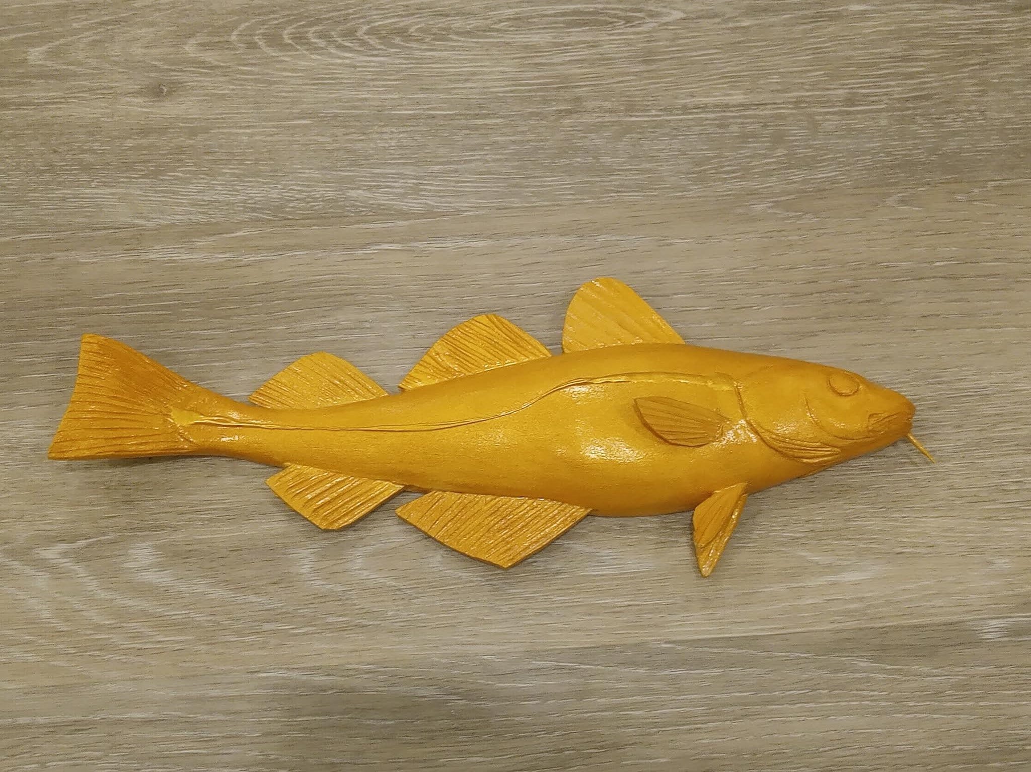 Golden Cod, Marblehead Cod, the Mascot of Marblehead, 11-15 Inches 3D ...