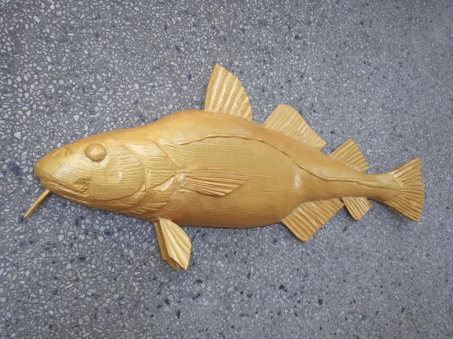 Golden Cod, Marblehead Cod, the Mascot of Marblehead, 11-15 Inches 3D ...
