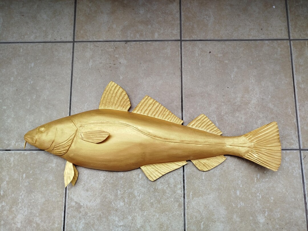 Golden Cod, Marblehead Cod, the Mascot of Marblehead, 21-25 Inches 3D ...