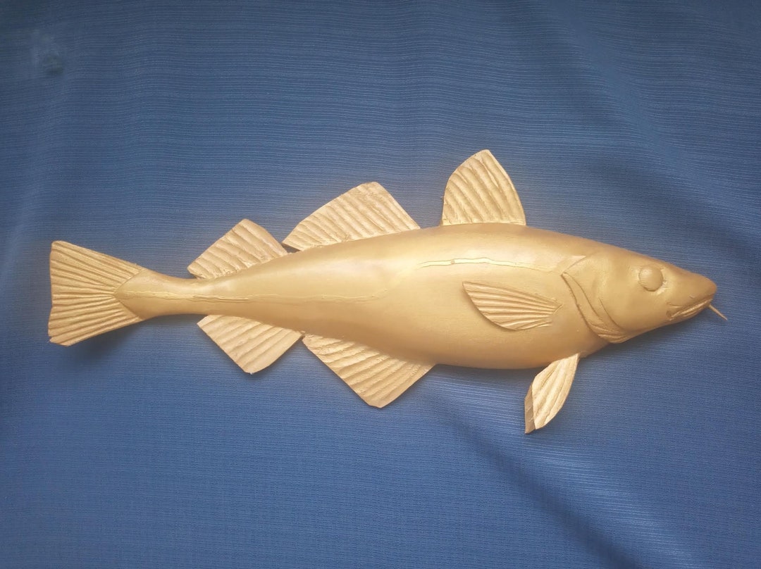 Golden Cod, Marblehead Cod, the Mascot of Marblehead, 11-15 Inches 3D ...